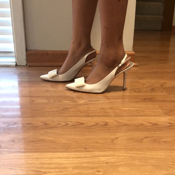 Stuart Weitzman | Shoes | White Satin Heels | Poshmark